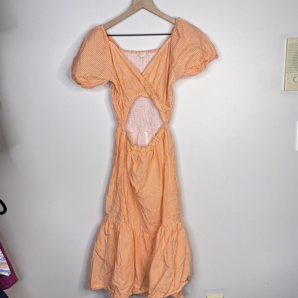 Nordstrom | Dresses | Sim Sam Gingham Maxi Dress | Poshmark